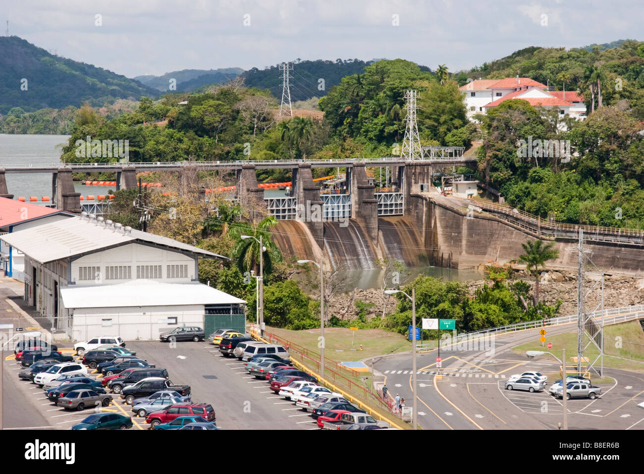 Miraflores Dam. Panama Canal, Panama City, Republic of Panama, Central ...