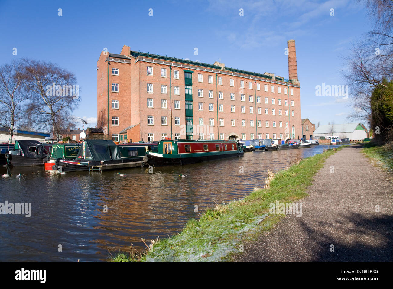 The Hovis Mill, Macclesfield Canal, Cheshire, UK Stock Photo - Alamy