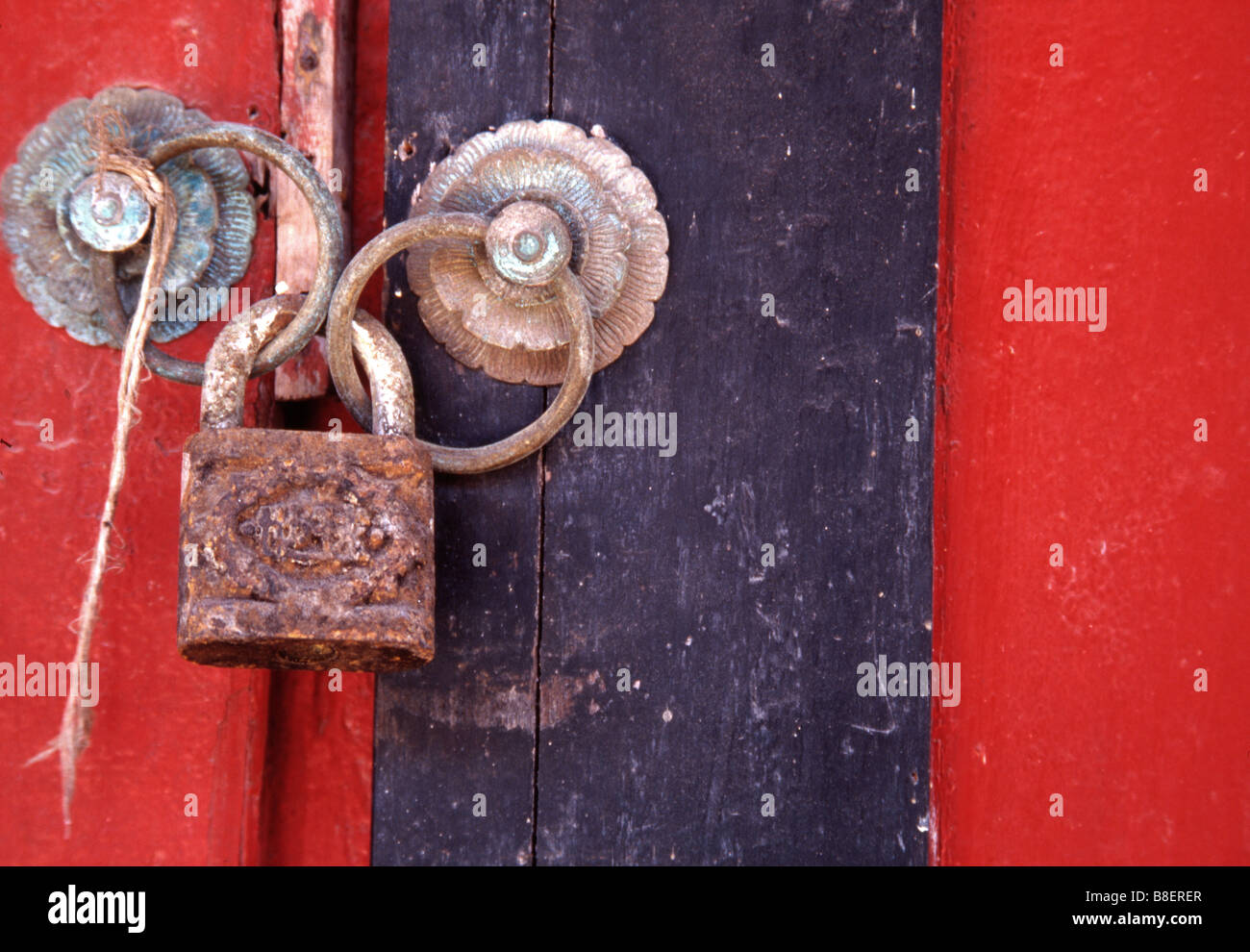 Old door Balinese style Bali Indonesia Stock Photo - Alamy