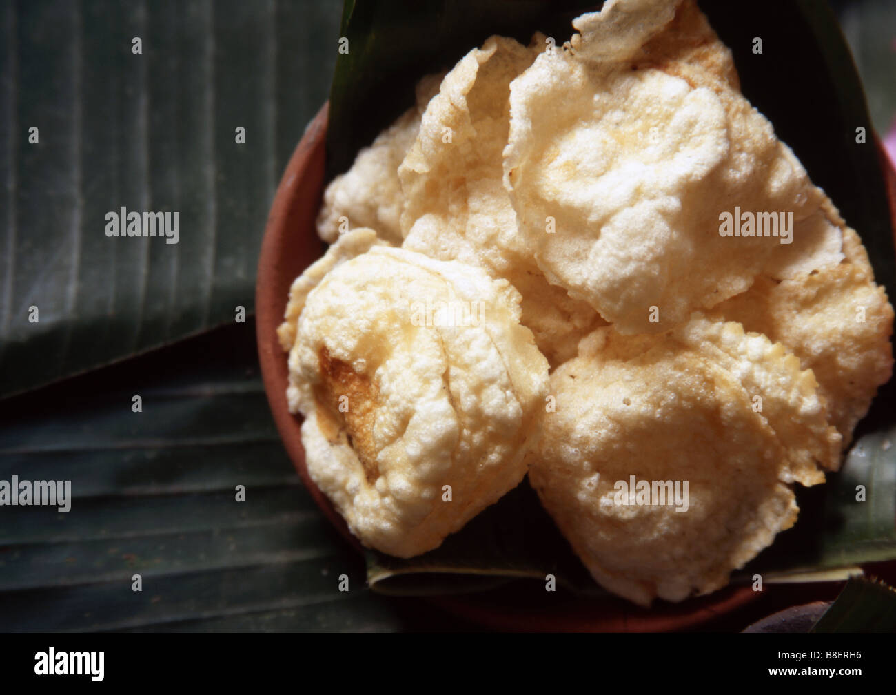 Emping Indonesian crakers Stock Photo - Alamy