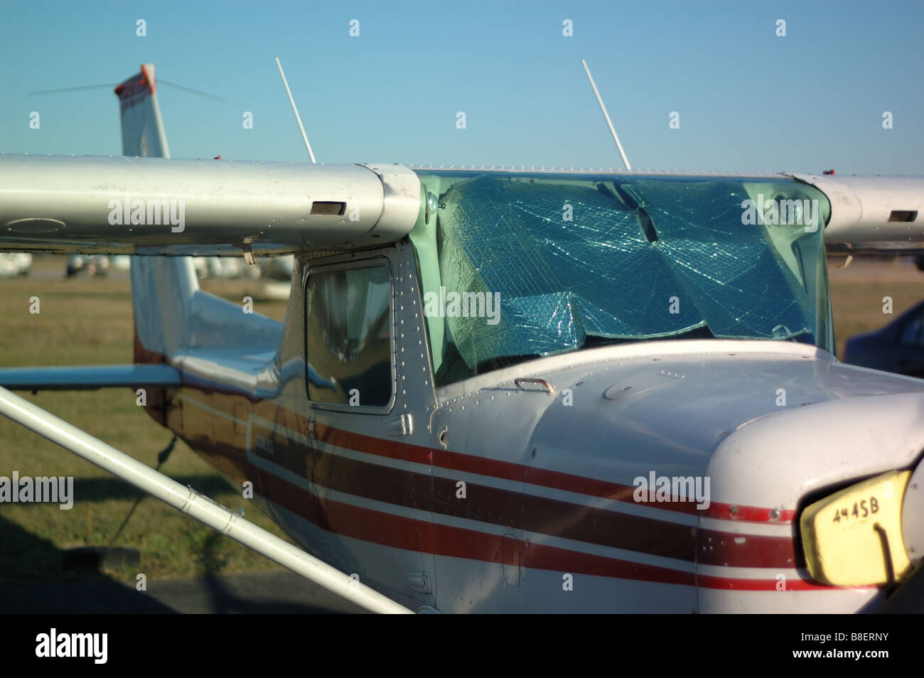 Small, single engine airplane fuselage and cockpit Stock Photo - Alamy