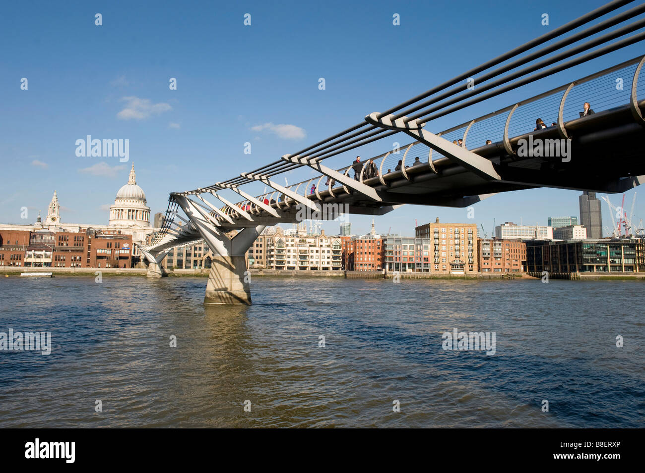 The Millenium Bridge, London, UK Stock Photo - Alamy