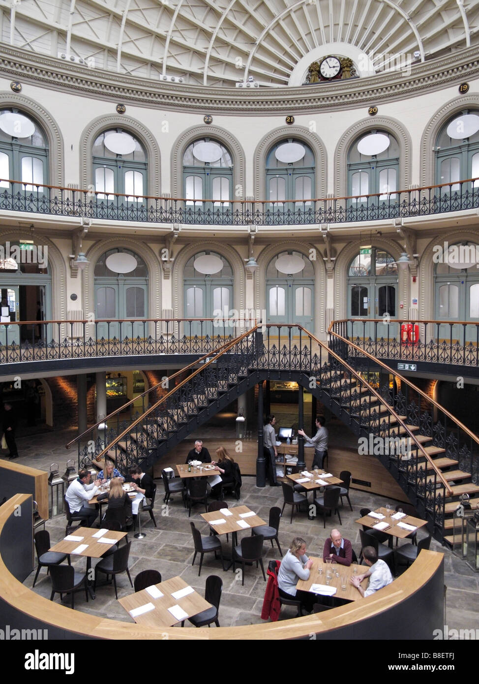 Piazza by Anthony restaurant in the historic Corn Exchange, Leeds, West ...