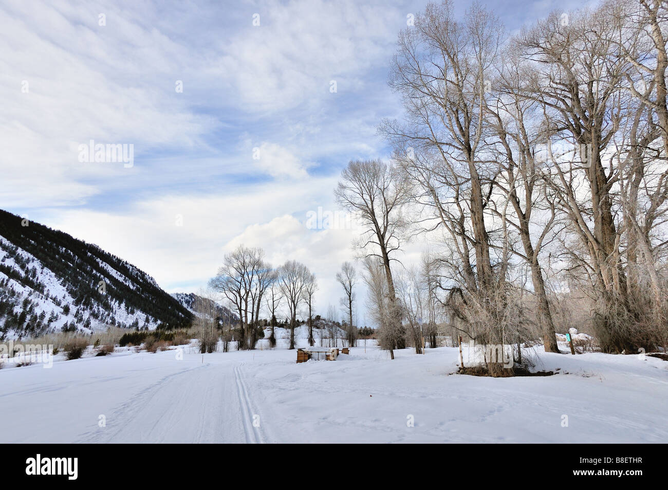 Silver mountain trail hi-res stock photography and images - Alamy