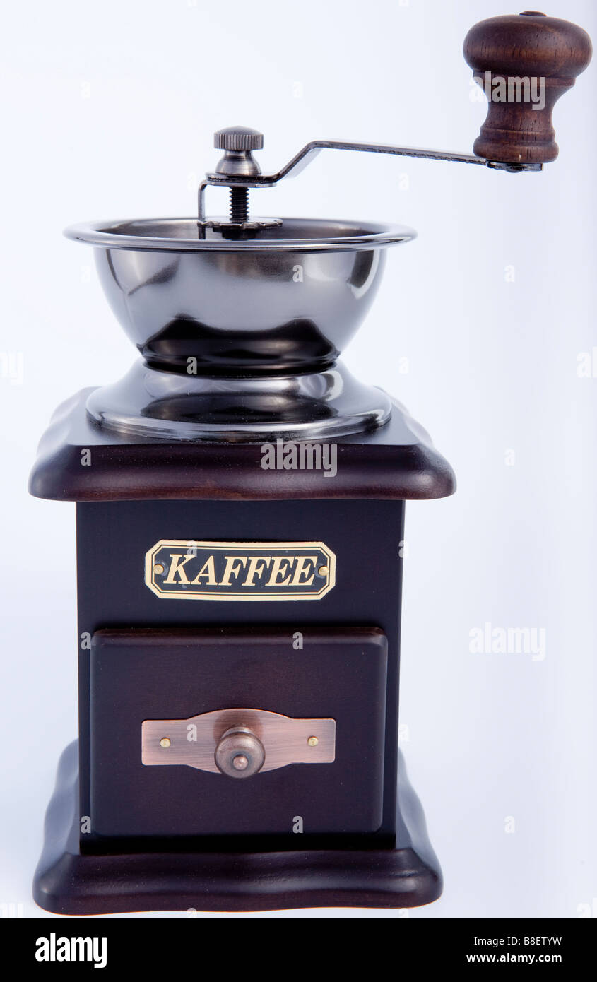 Retro coffee grinder on hi-res stock photography and images - Alamy