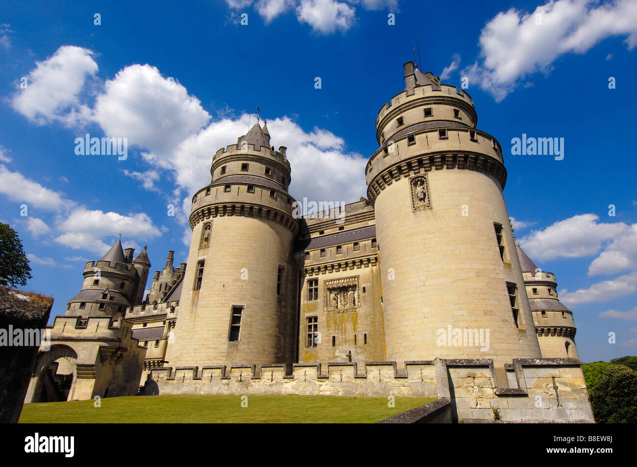 Pierrefonds Castle Chateau de Pierrefonds S XIV Picardy region France ...