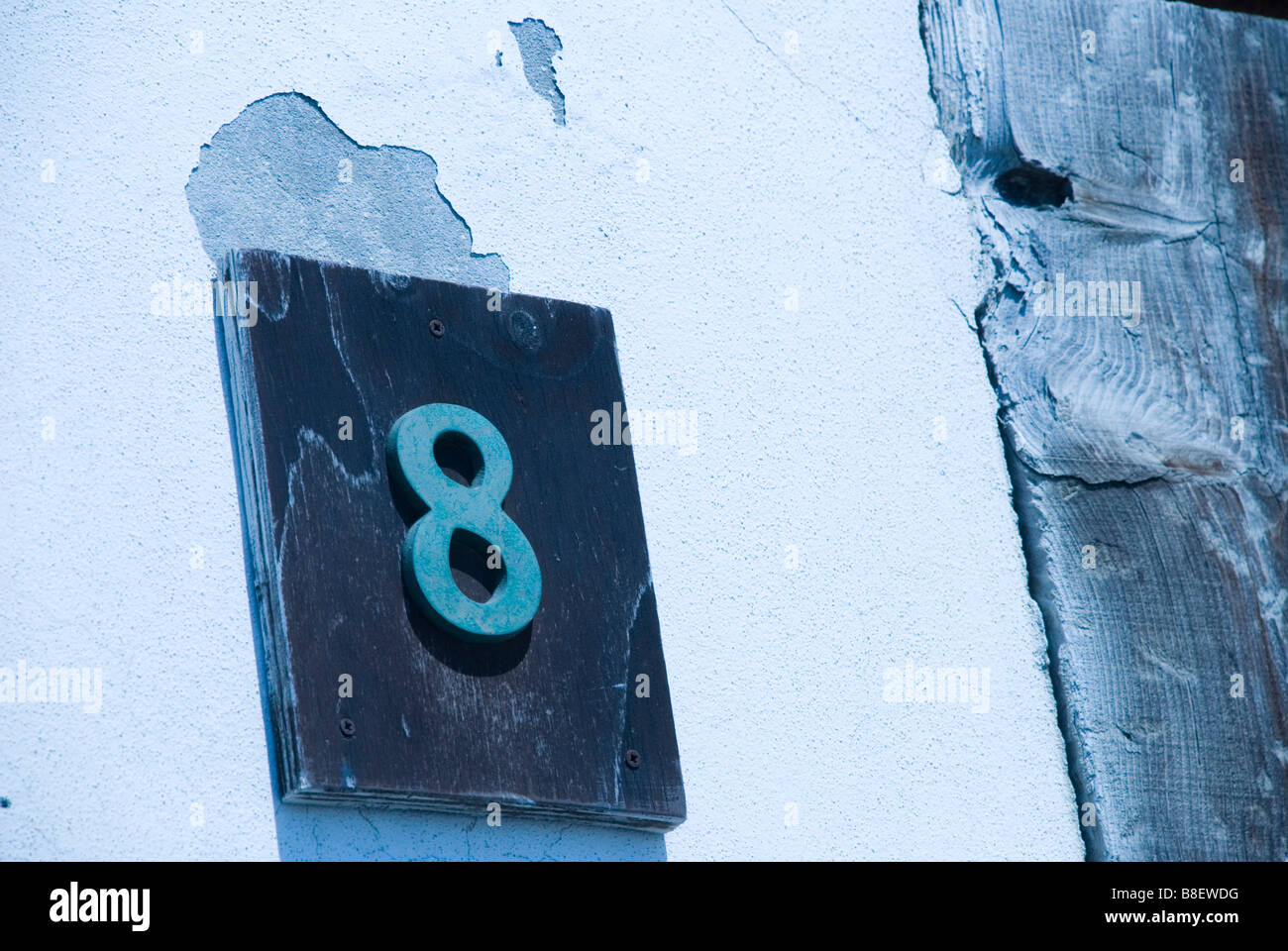 door and street number 8 Stock Photo - Alamy
