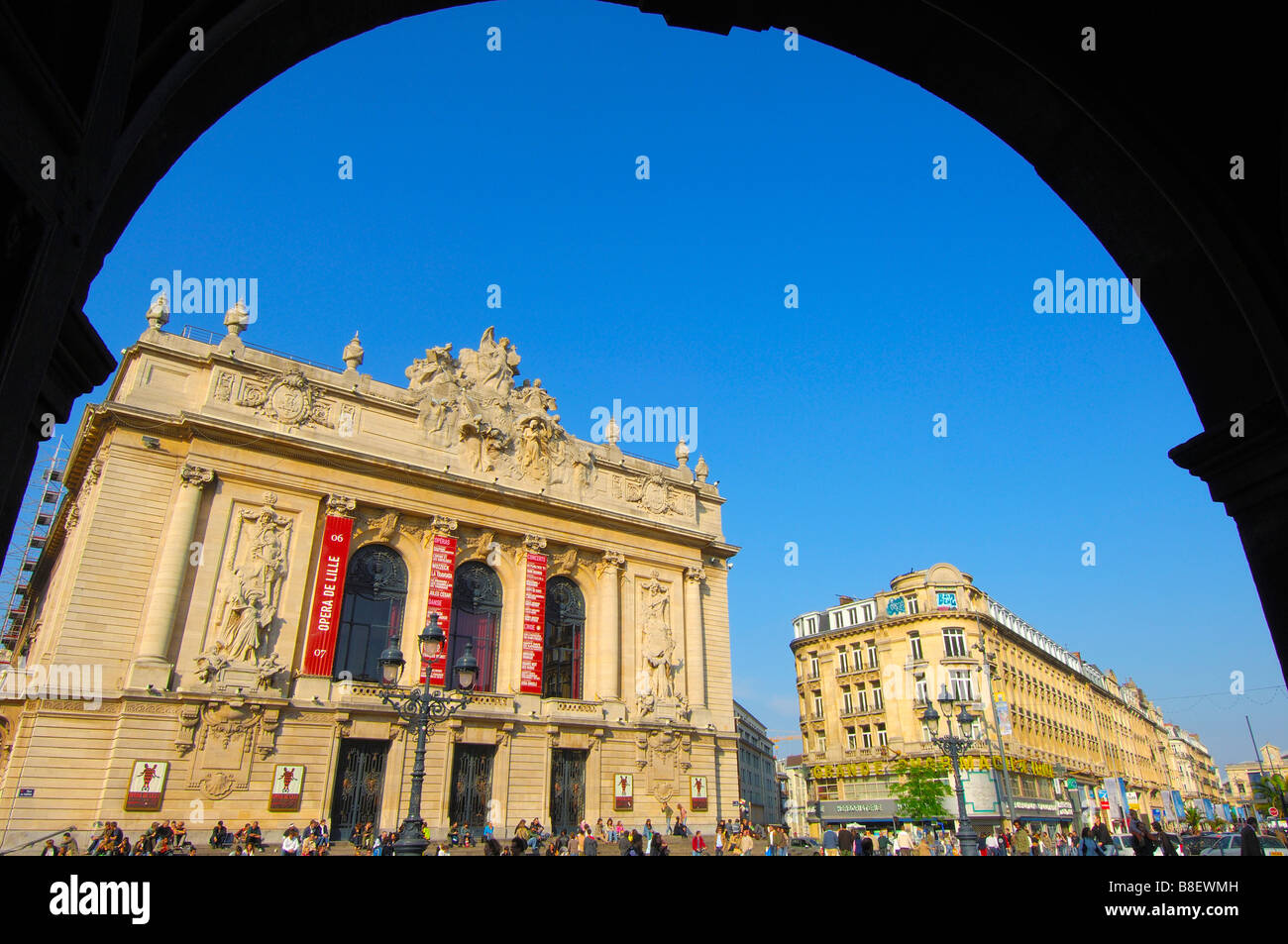 the Opera house Lille Nord Pas de Calais France Stock Photo - Alamy