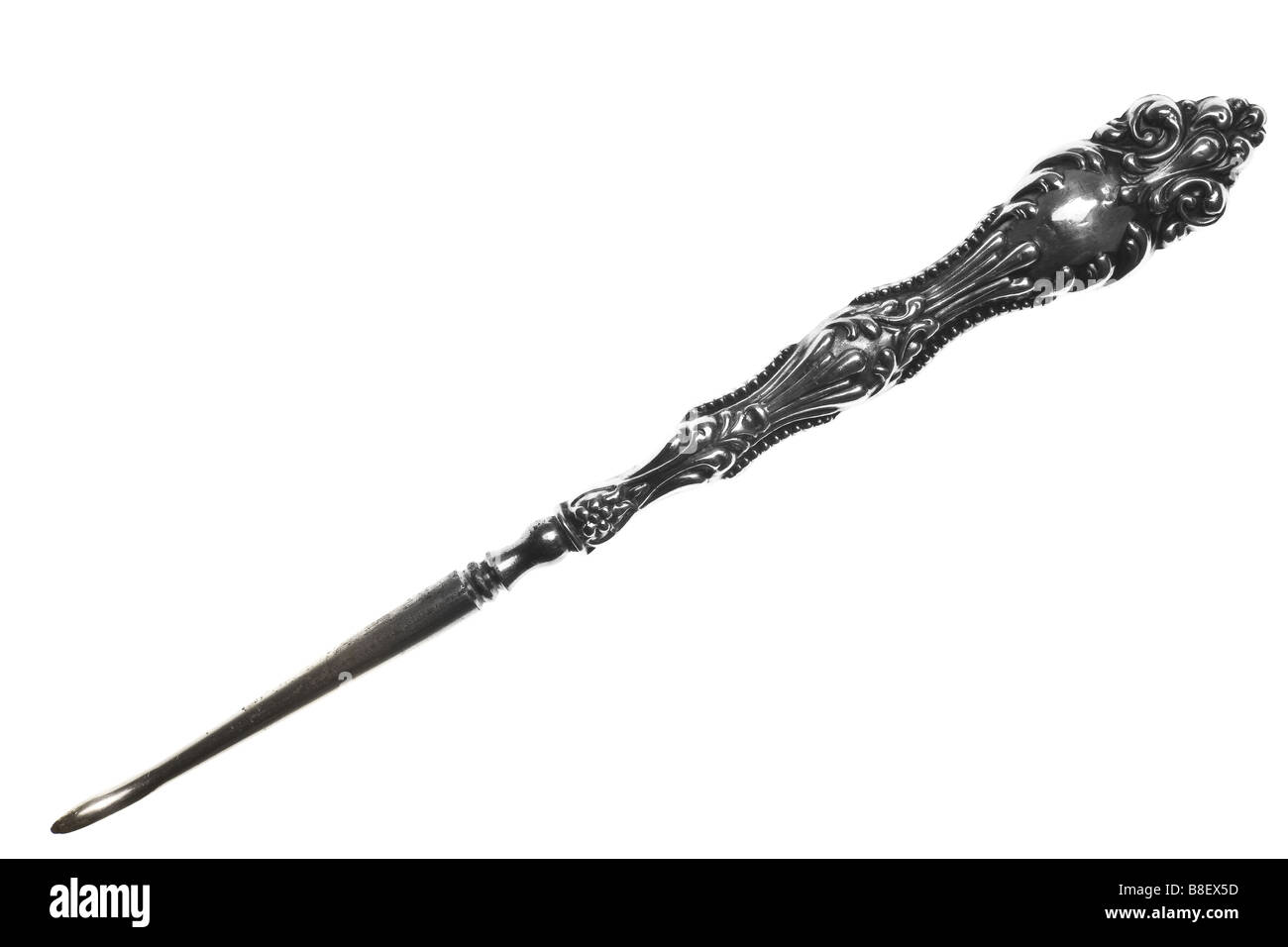 antique nut pick isolated on a pure white background Stock Photo - Alamy