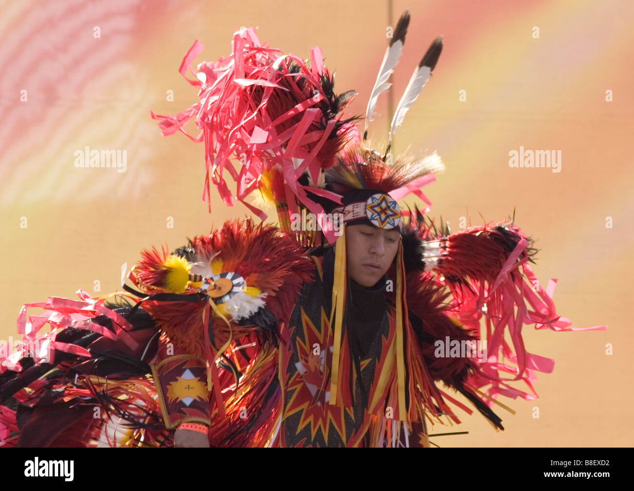 Native American dance troupe perform Native American Eagle Spirit Dance ...