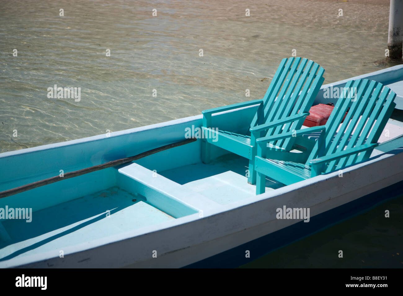 Teal boat hi-res stock photography and images - Alamy