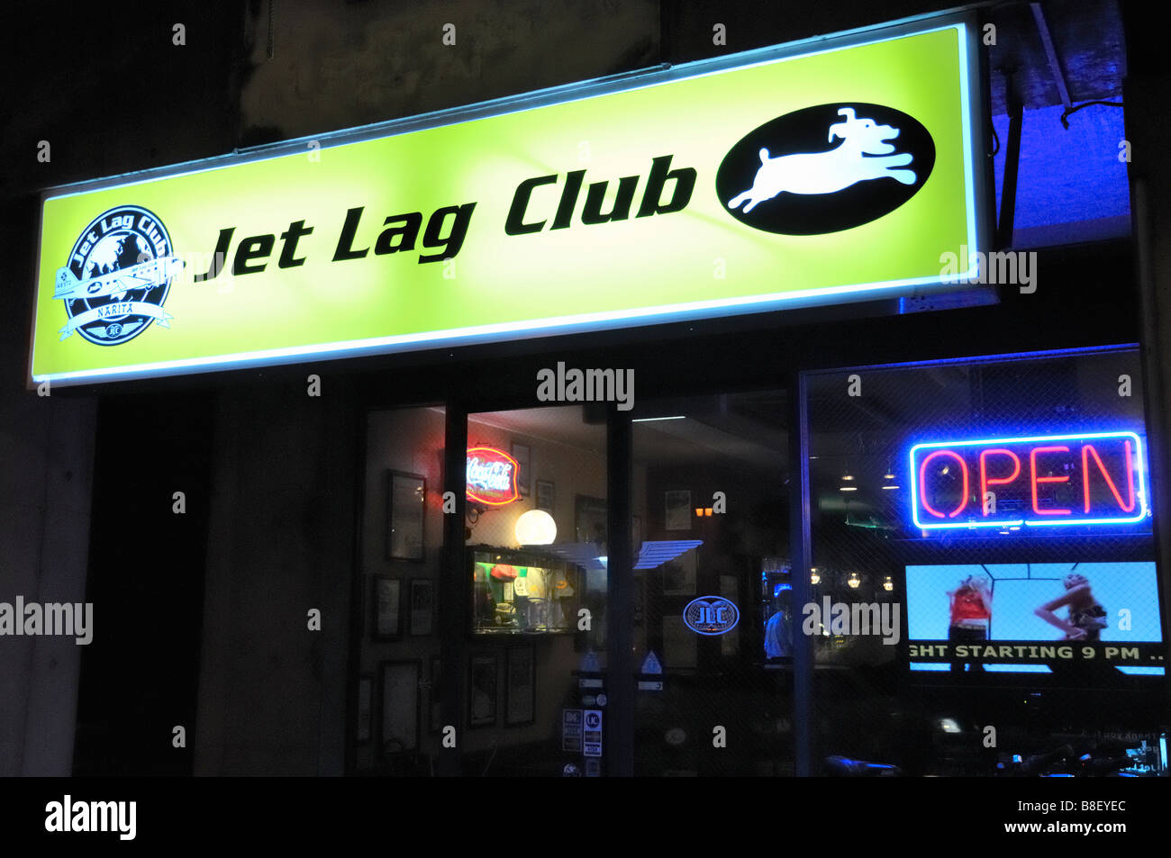 Jet Lag Club - Narita City, Chiba JP Stock Photo - Alamy