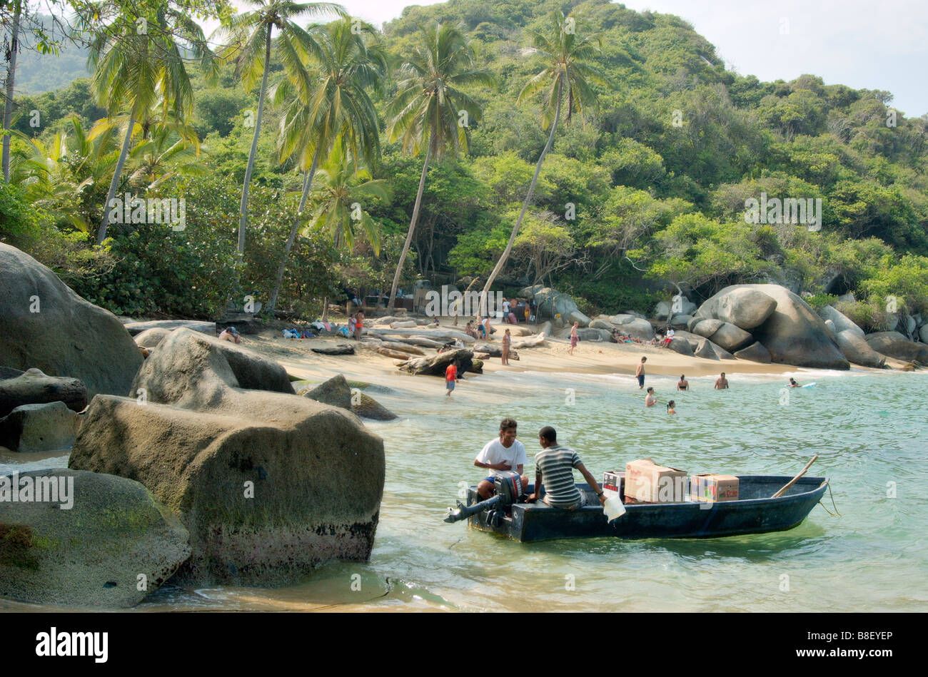 La Arenilla Beach, Tayrona Park, Colombia Stock Photo - Alamy