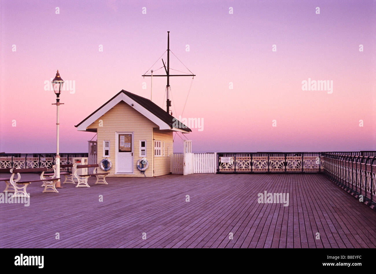 Sunset penarth pier hi-res stock photography and images - Alamy