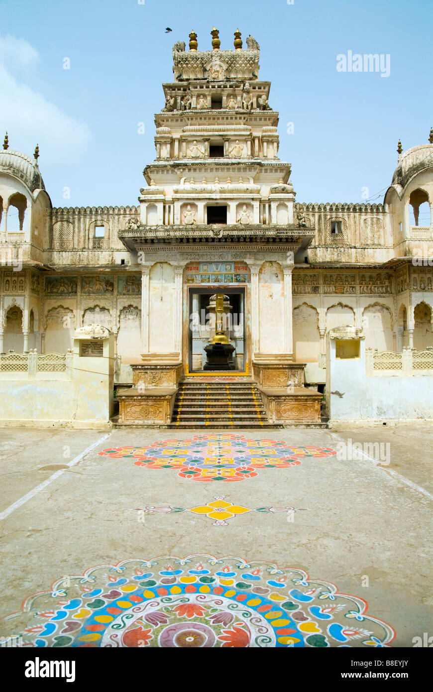 India Rajasthan Pushkar Rangji Hindu temple Stock Photo - Alamy