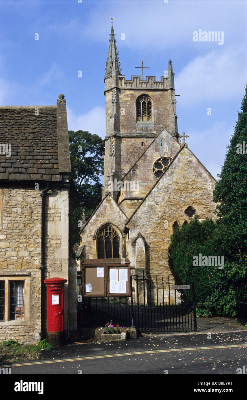 St Andrews Church, Castle Combe, Wiltshire, UK Stock Photo - Alamy