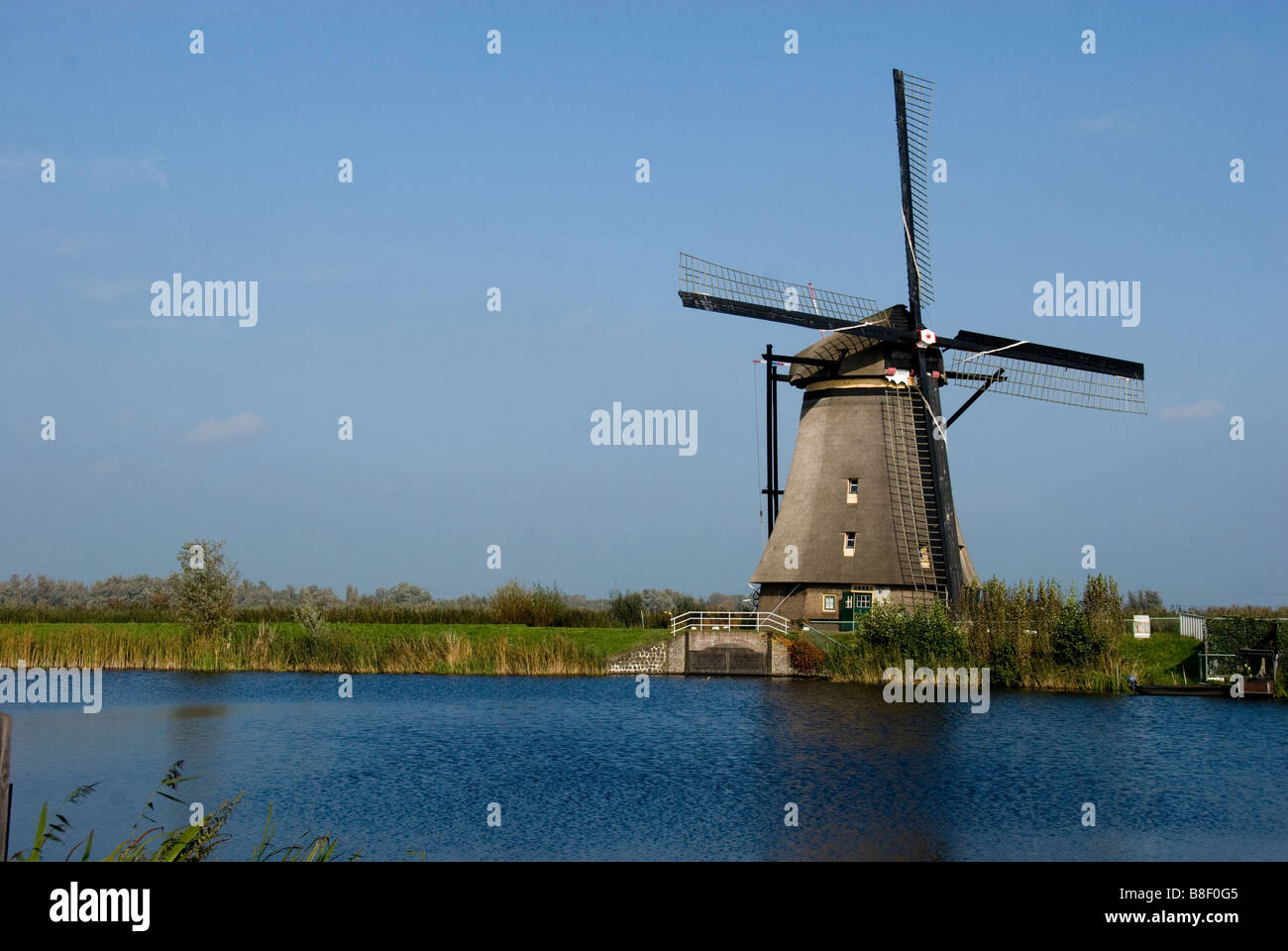 Traditional Dutch Windmill Stock Photo - Alamy