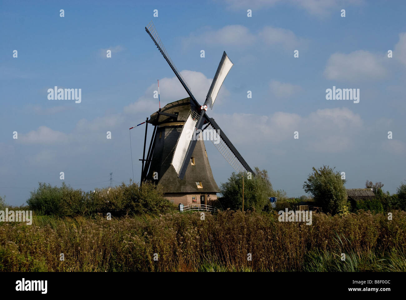 Traditional Dutch Windmill Stock Photo - Alamy