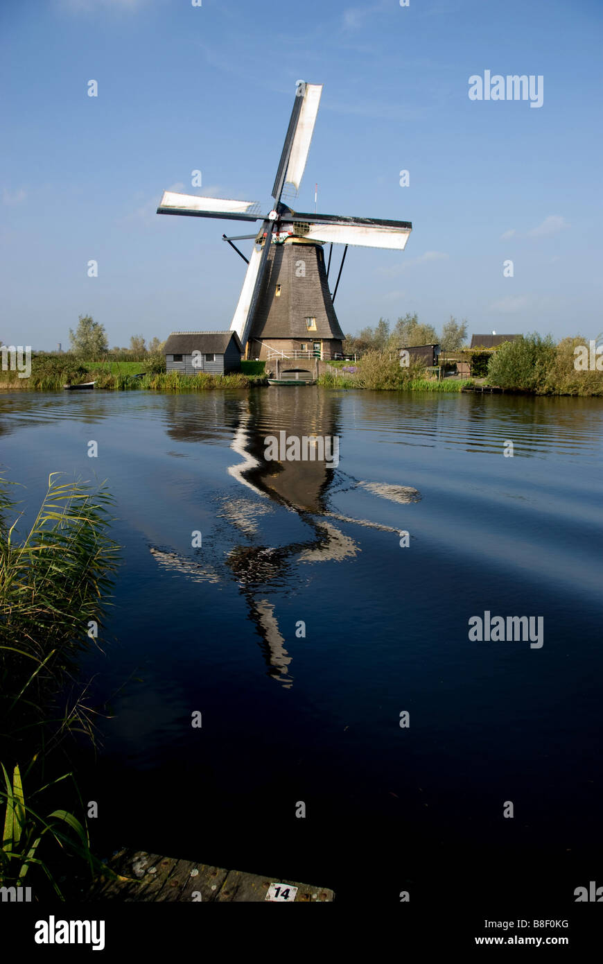 Windmill river hi-res stock photography and images - Alamy