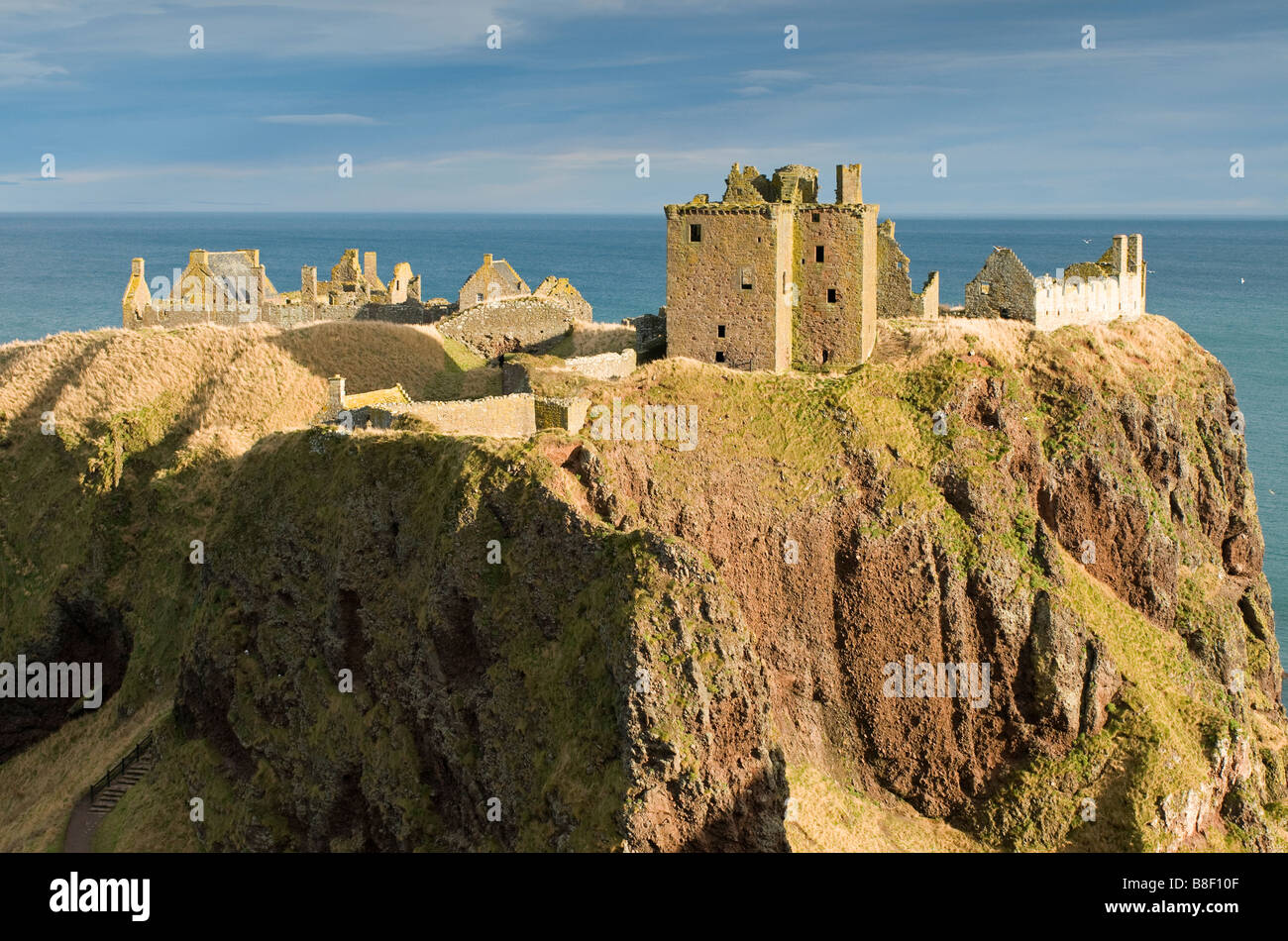 It was originally known as a pictish fortress hi-res stock photography ...