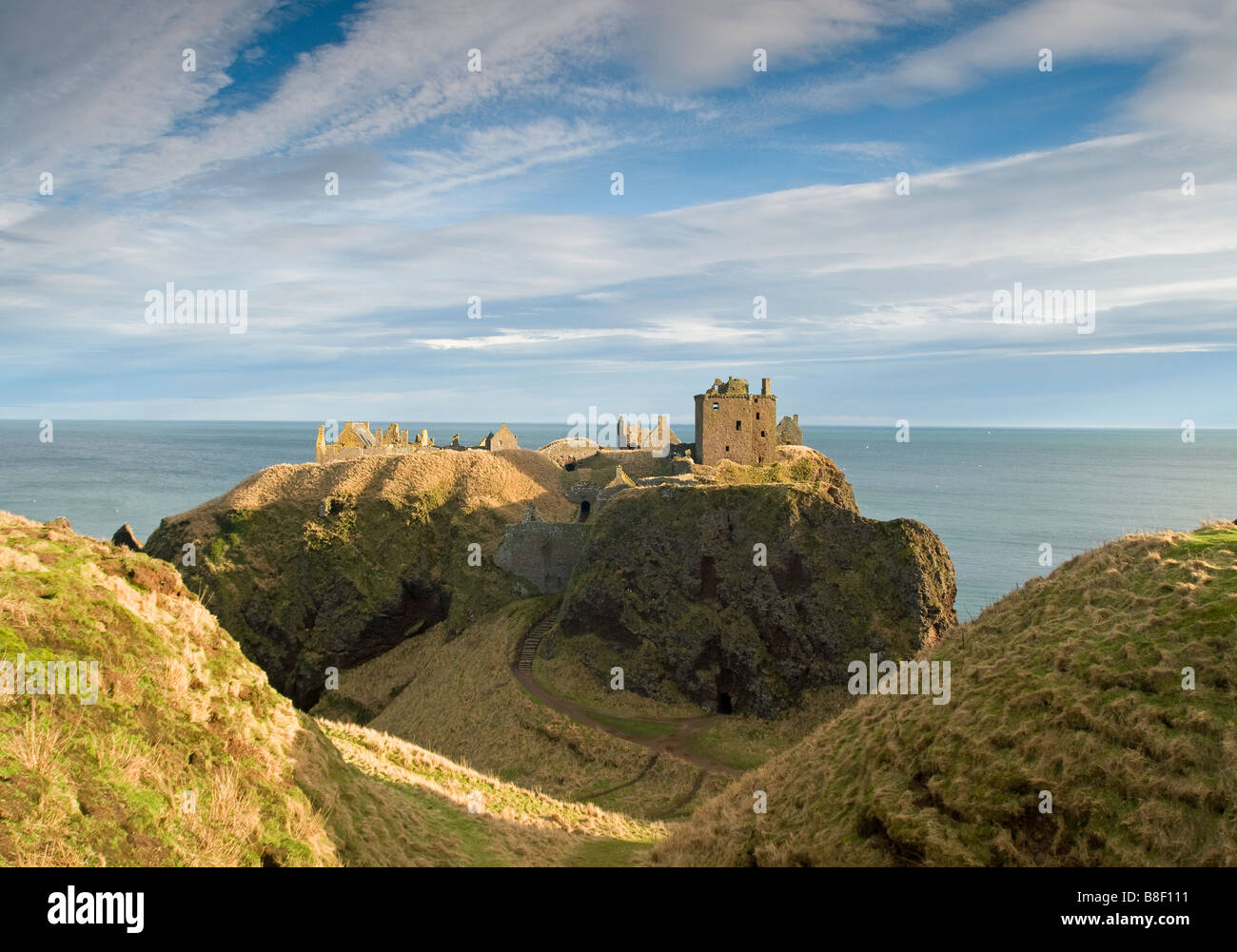 Dunnottar Castle Ruins near Stonehaven Aberdeenshire Grampian Region ...