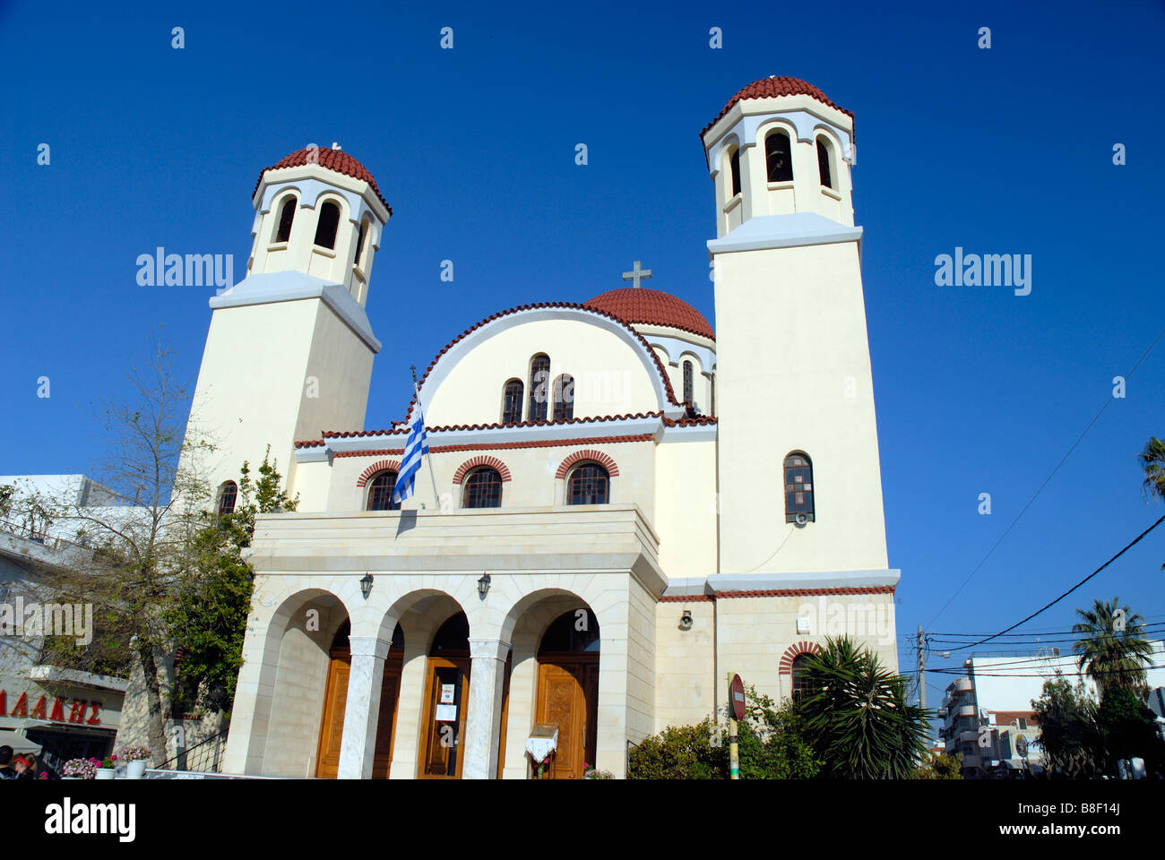 Mitropole Church at Rethymno on the Island of Crete in the ...