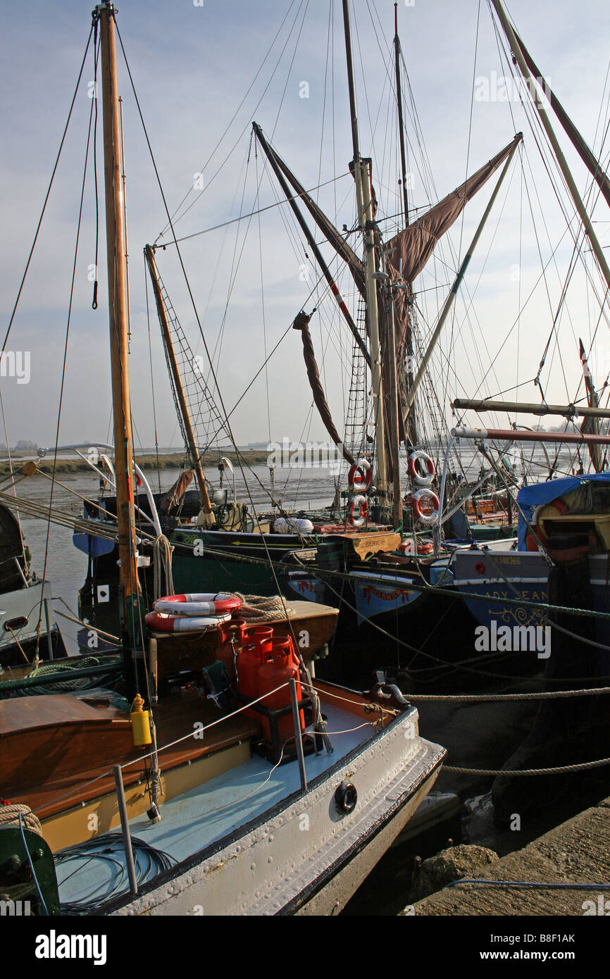 Historic thames barges hi-res stock photography and images - Alamy