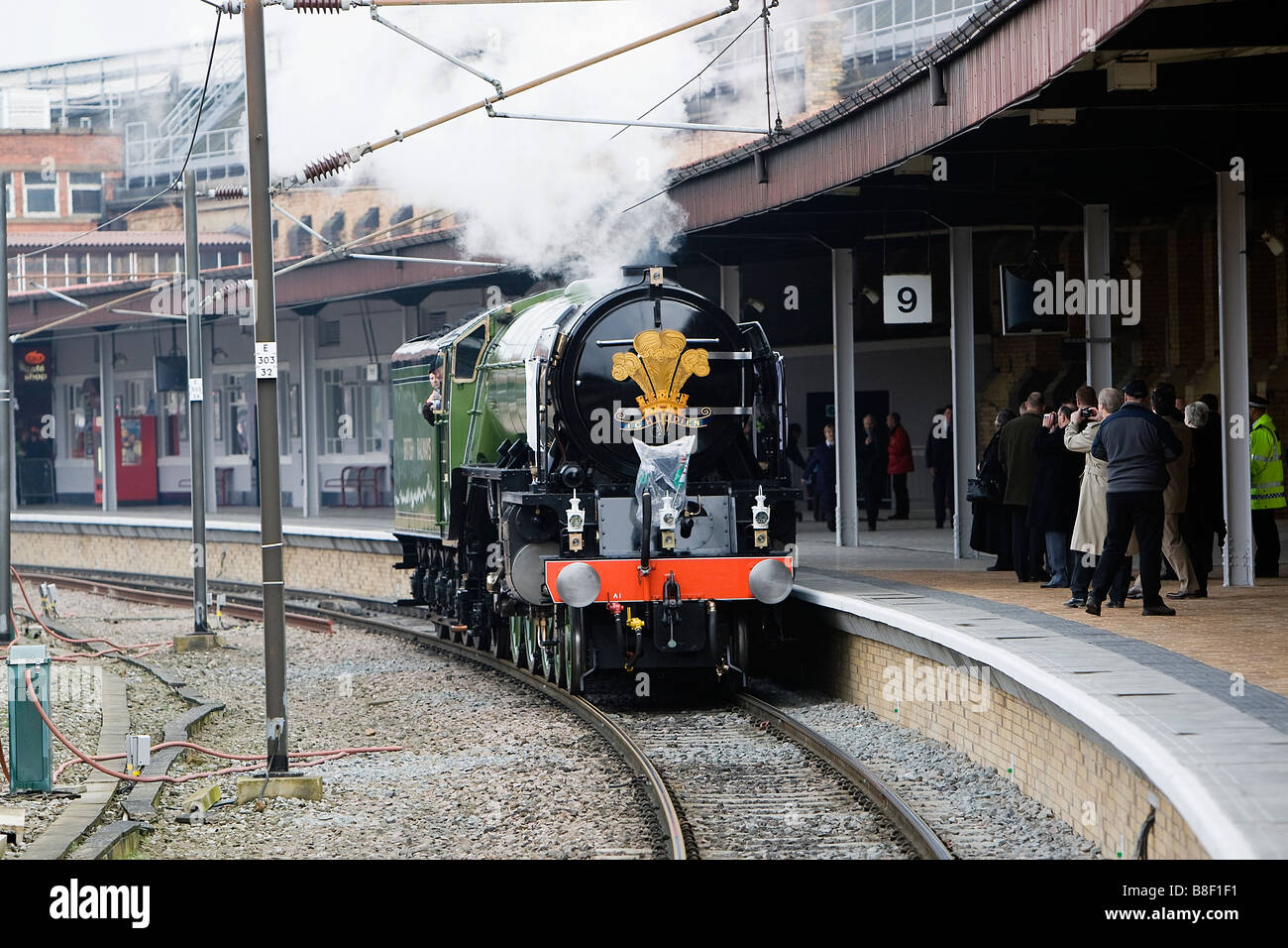 A Peppercorn Class A1 steam locomotive in the livery of HRH Prince ...