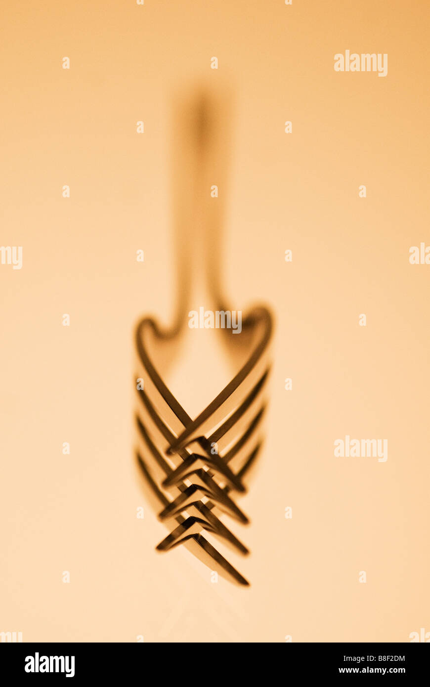 Crossed forks hi-res stock photography and images - Alamy