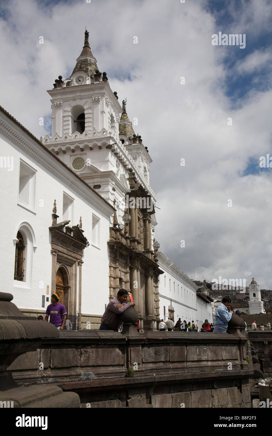 Monastery of San Francisco, Quito, Ecuador Stock Photo - Alamy
