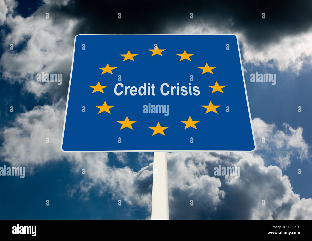 symbolic representation of the credit crisis symbolische Darstellung ...