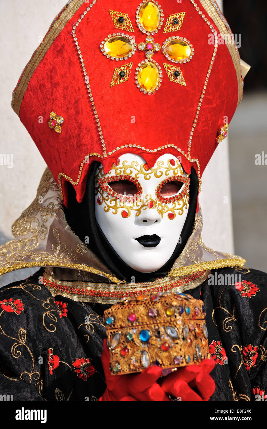 Carnival Character at Venice Carnival 2009 Stock Photo - Alamy