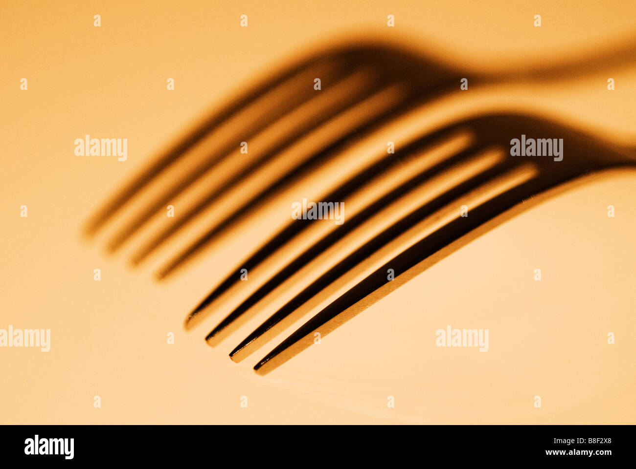Two forks crossed hi-res stock photography and images - Alamy