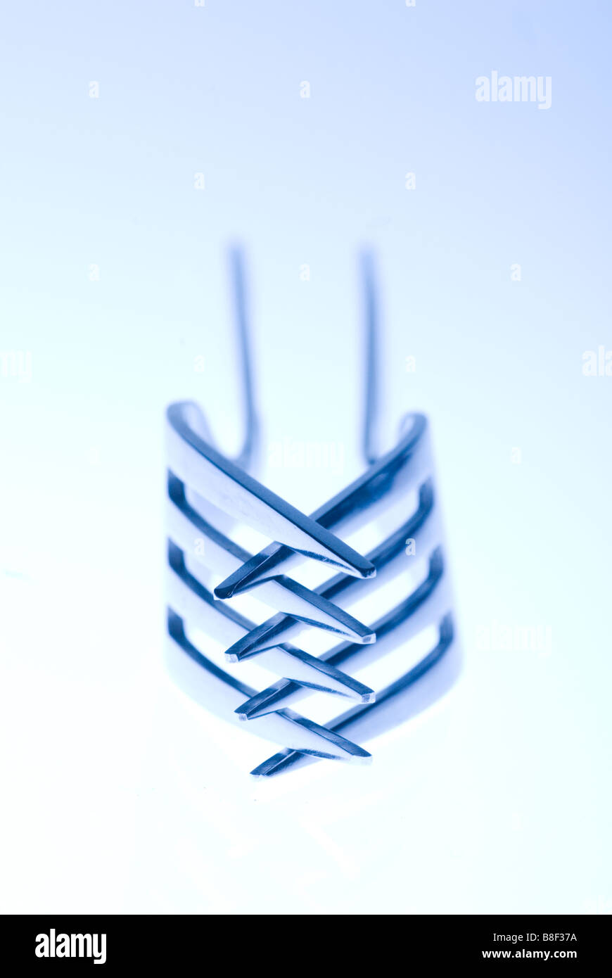 Two forks crossed hi-res stock photography and images - Alamy