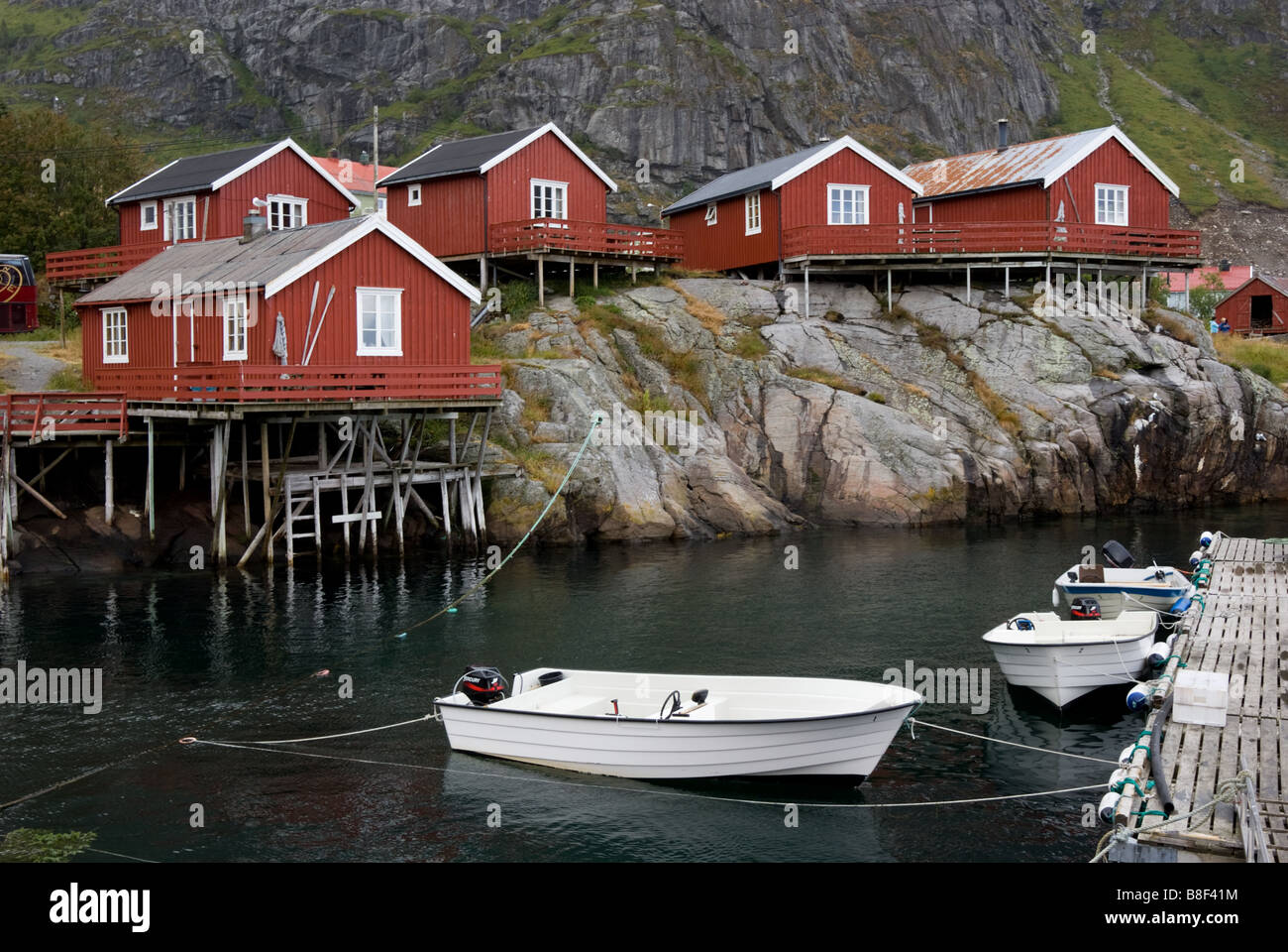 Å, Fishing Village on Moskenesøya Island, Lofoten islands, Nordland ...