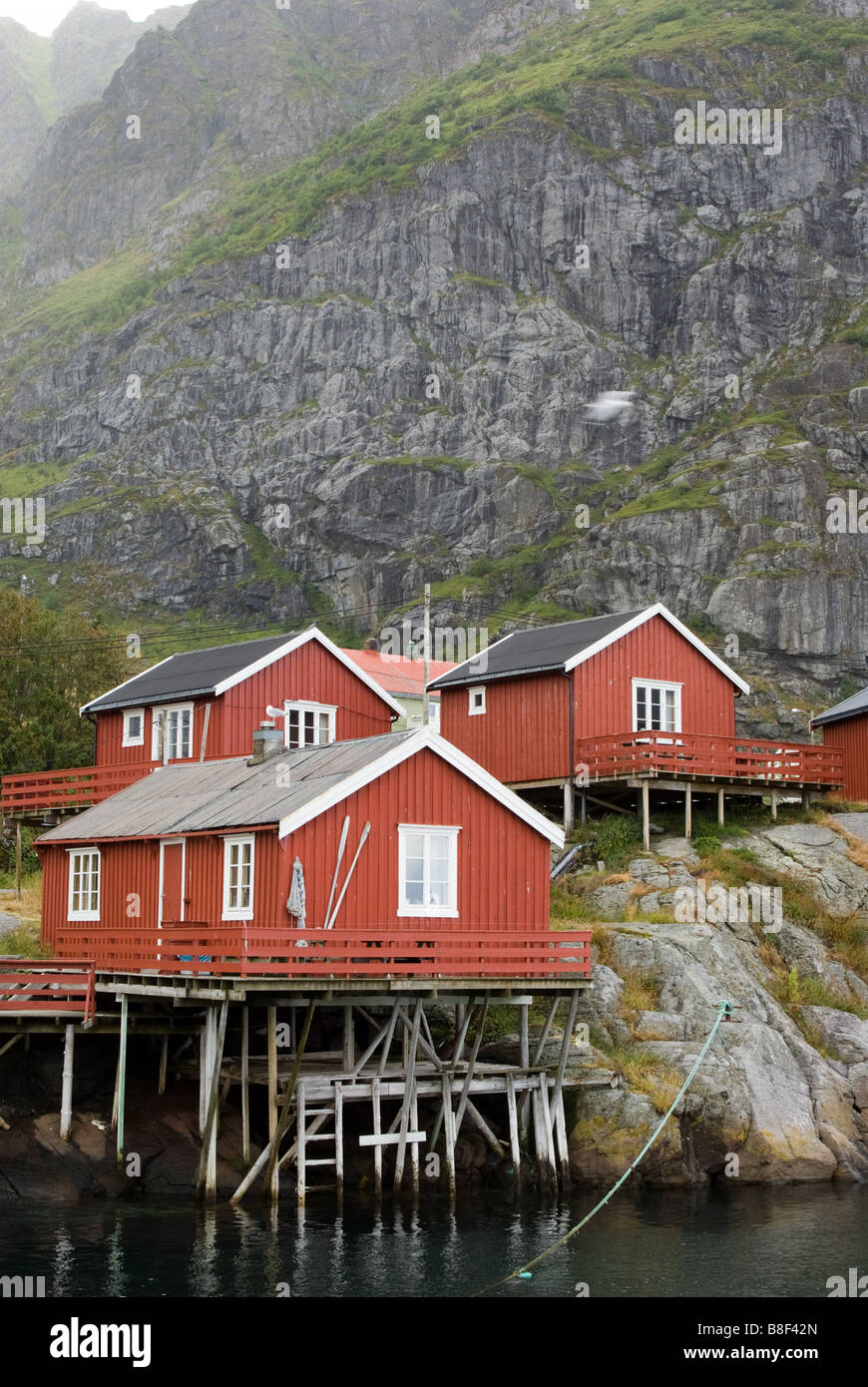 Å, Fishing Village on Moskenesøya Island, Lofoten islands, Nordland ...