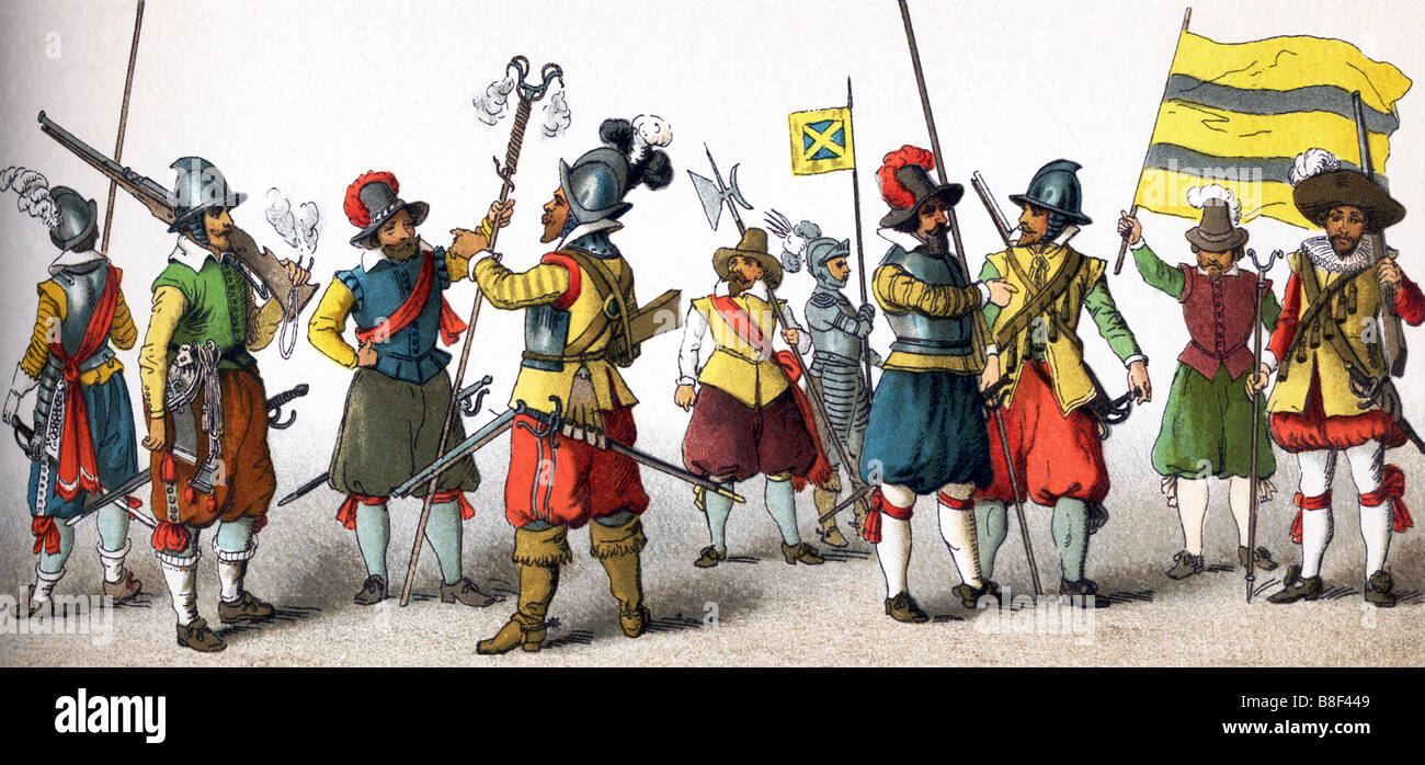 German Military in 1600 Stock Photo - Alamy