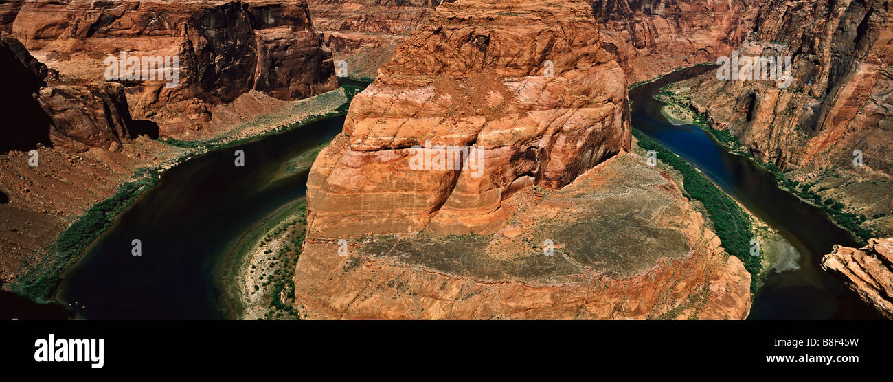 Top view bend river hi-res stock photography and images - Alamy