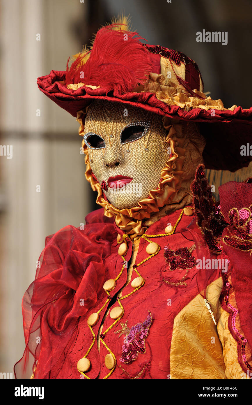 Carnival Character at Venice Carnival 2009 Stock Photo - Alamy