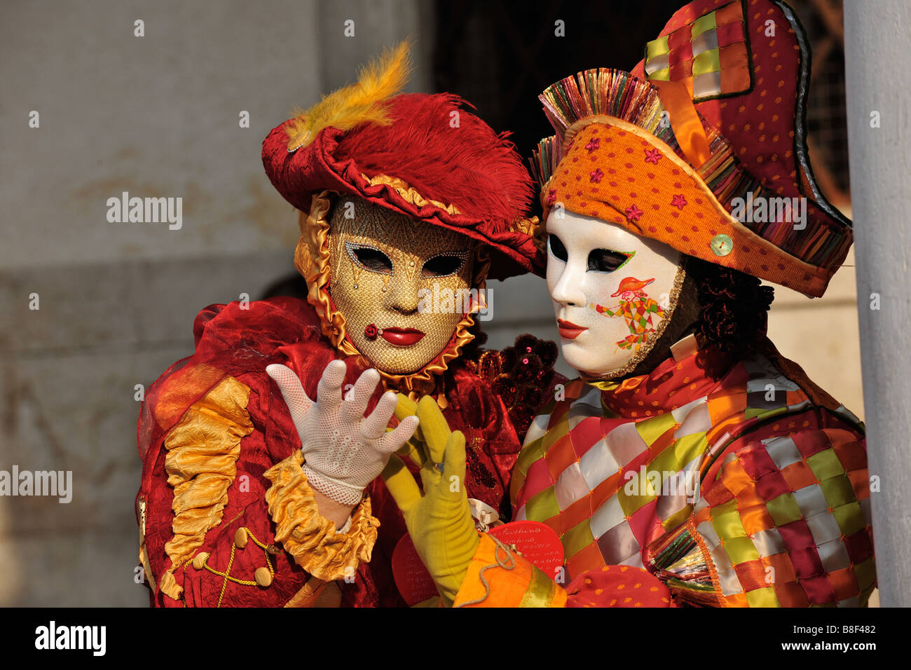 Carnival Character at Venice Carnival 2009 Stock Photo - Alamy