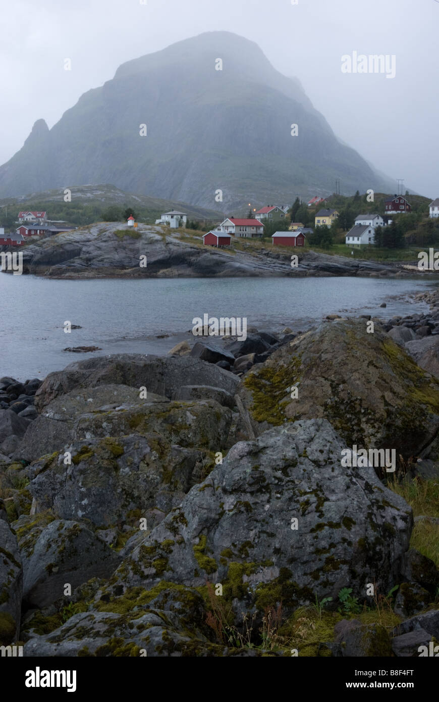Å, Fishing Village on Moskenesøya Island, Lofoten islands, Nordland ...