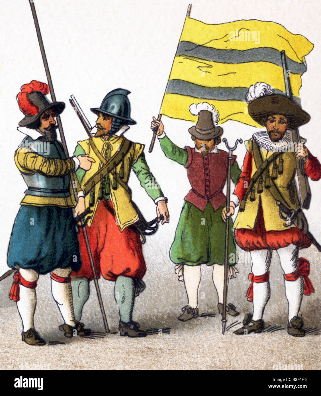 German Military in 1600 Stock Photo - Alamy