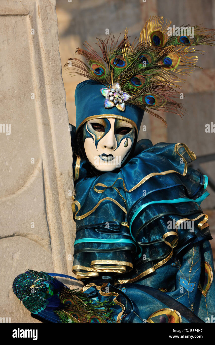 Carnival Character at Venice Carnival 2009 Stock Photo - Alamy