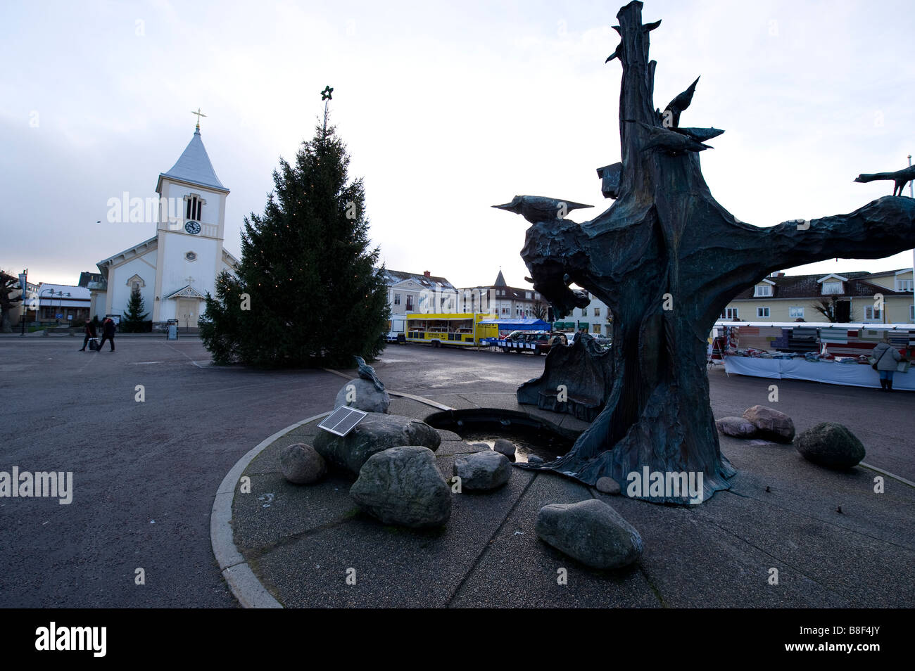 Kungsbacka center, Sweden Stock Photo - Alamy
