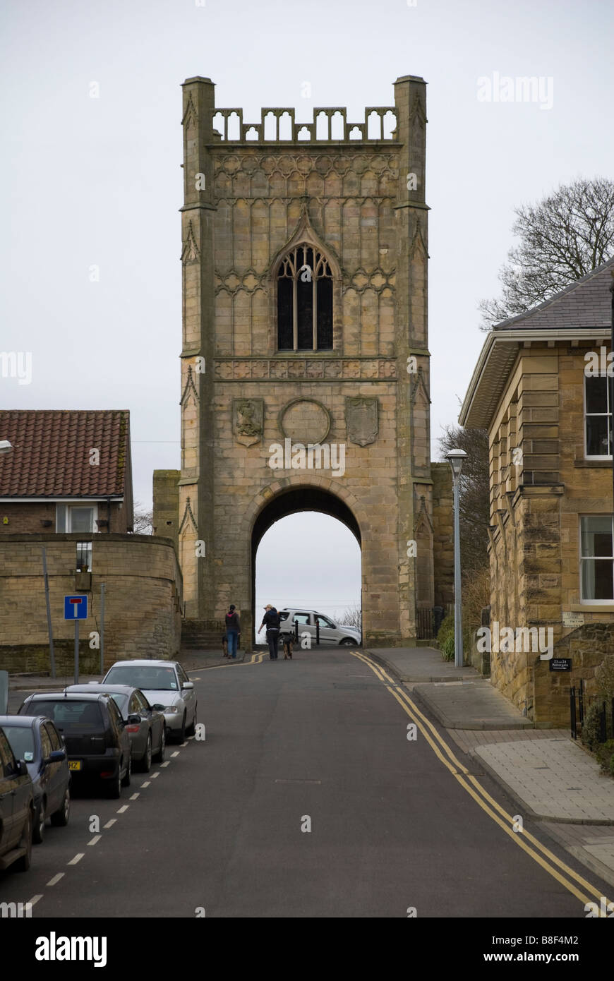 Pottergate Tower, Alnwick Stock Photo - Alamy