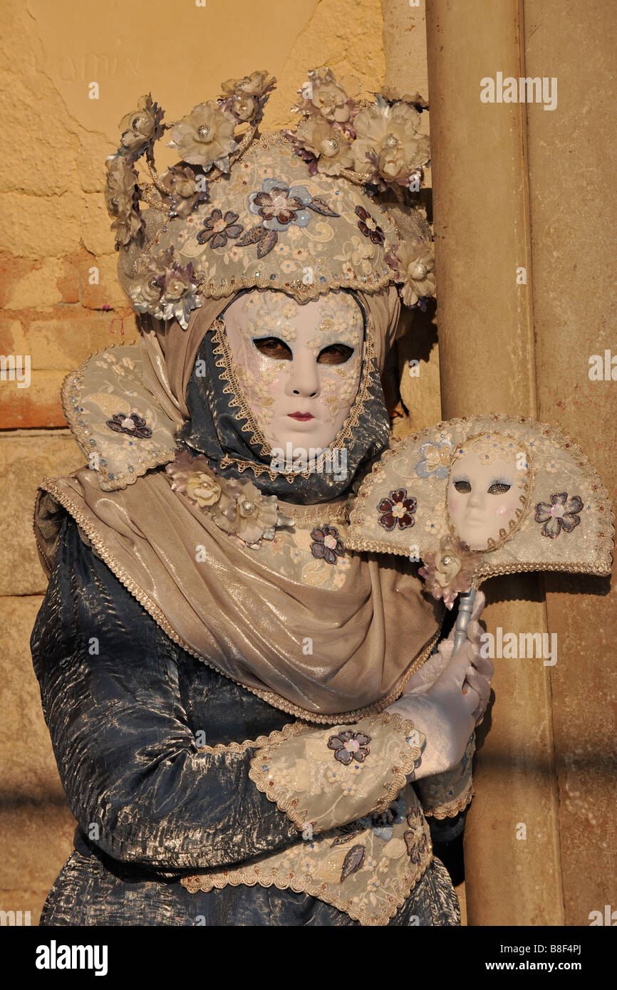 Carnival Character at Venice Carnival 2009 Stock Photo - Alamy