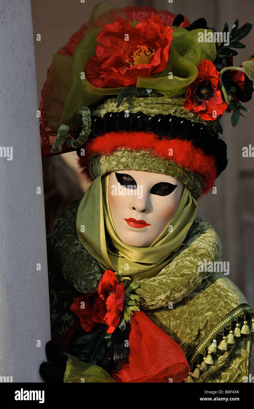 Carnival Character at Venice Carnival 2009 Stock Photo - Alamy