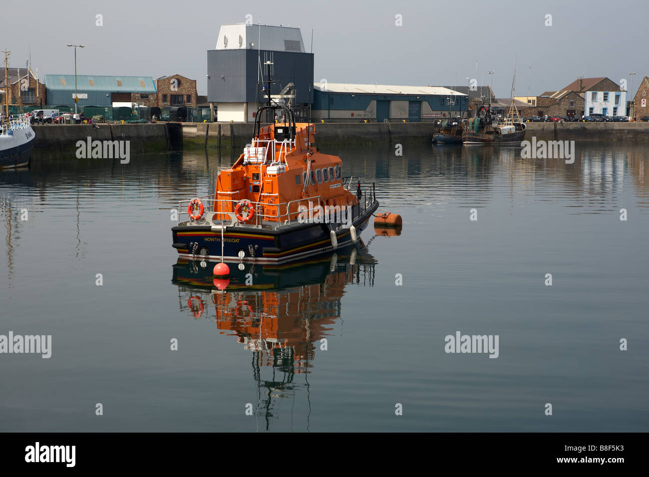 RNLI lifeboat in howth harbour Stock Photo - Alamy