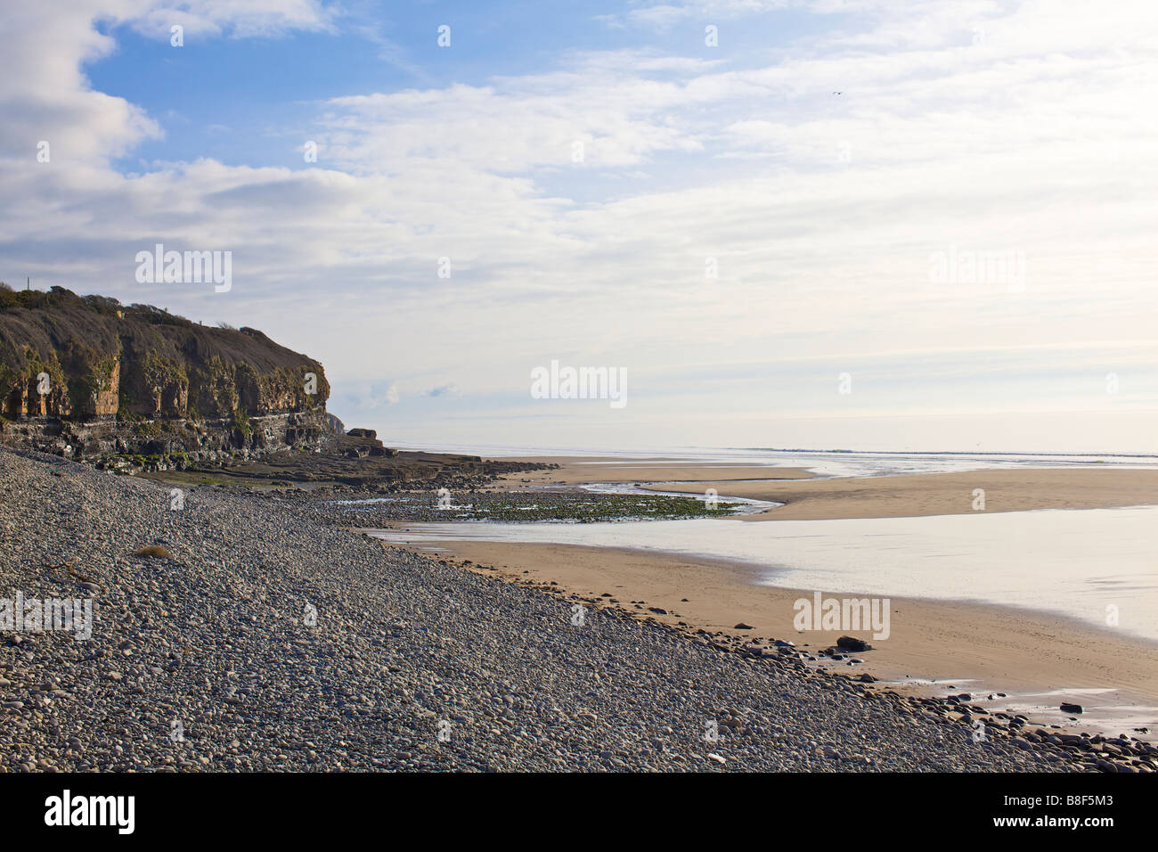 Amroth beach in Pembrokeshire West Wales Stock Photo - Alamy