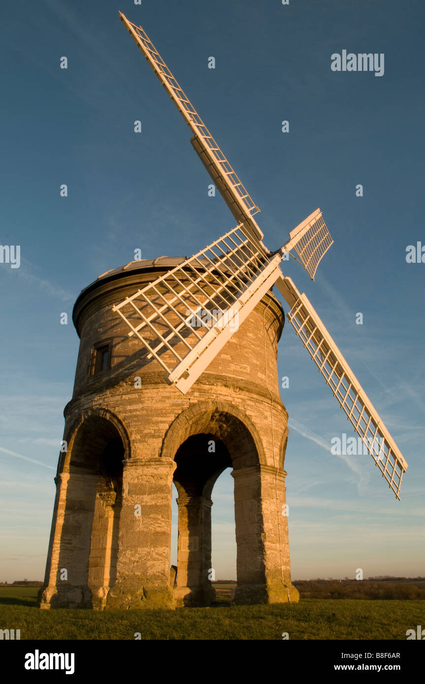 Chesterton Windmill on a Winter's afternoon Stock Photo - Alamy